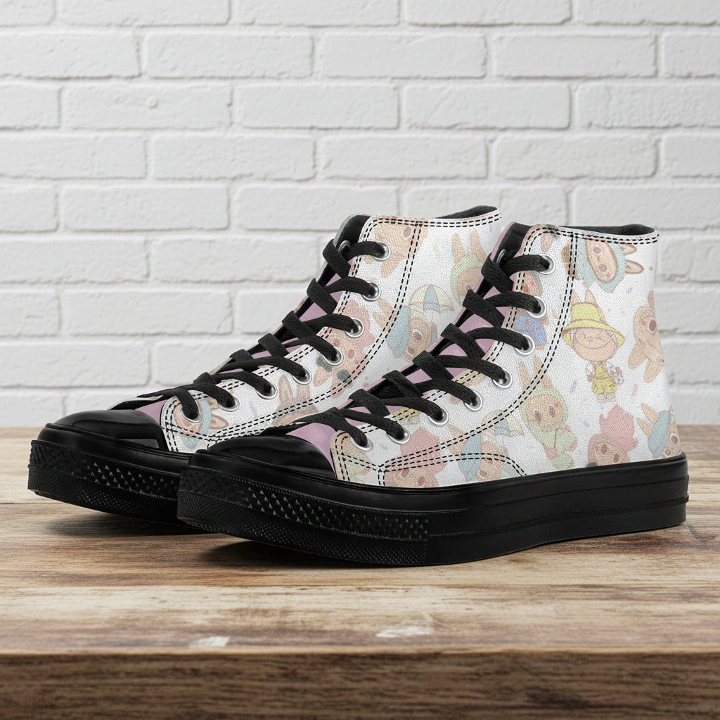 Labubu Monsters | Adult High Top Sneakers – Syntax & Alchemy